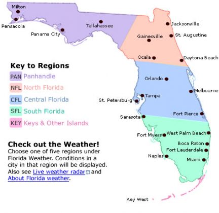 The Vacation Regions of Florida - Florida Fun Travel